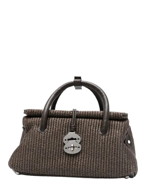 ZANELLATO Dotta Vimini Small Handbag - Brown