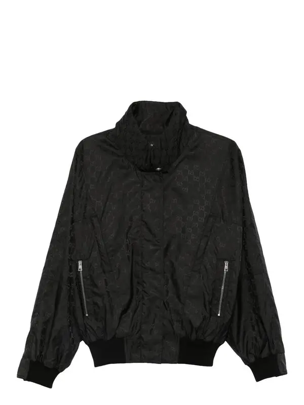 Gucci Gg Nylon Blouson Jacket - Black