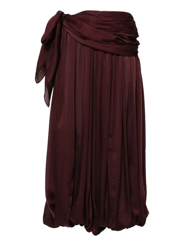 Zimmermann Luna Silk Trousers - Red