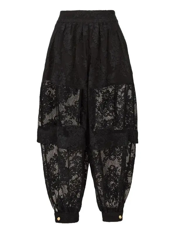 Zimmermann Luna Harem Trousers - Black