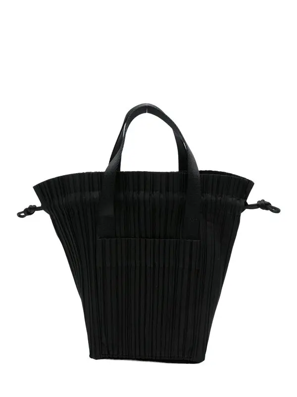 Issey Miyake Pleated Crossbody Bag - Black