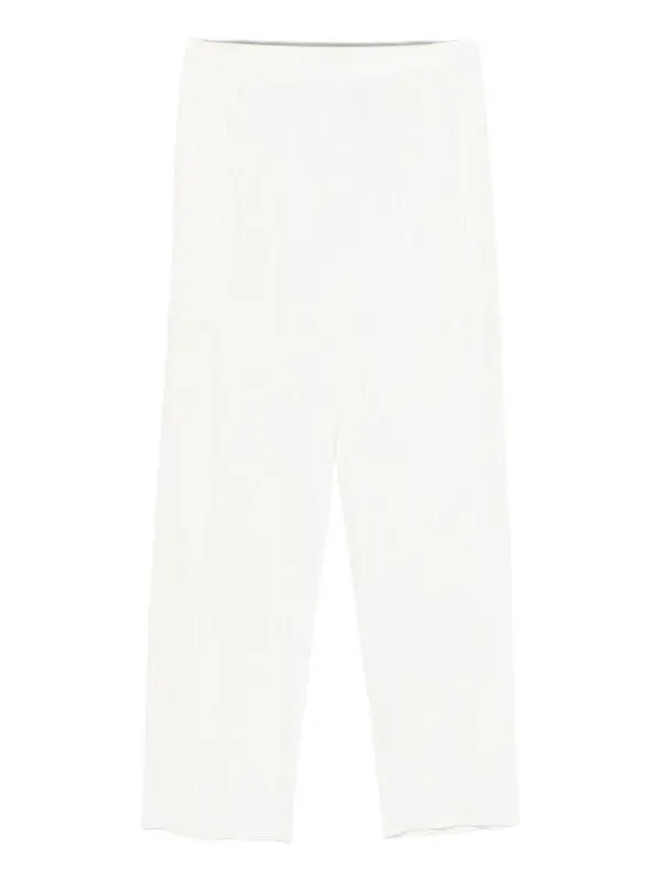 Issey Miyake Pleated Trousers - White