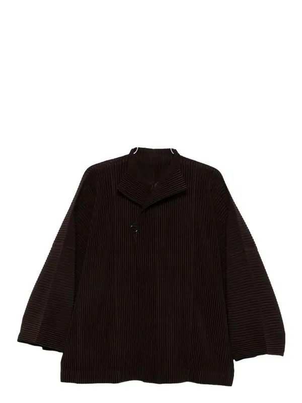 Issey Miyake Pleated Blouson Jacket - Black