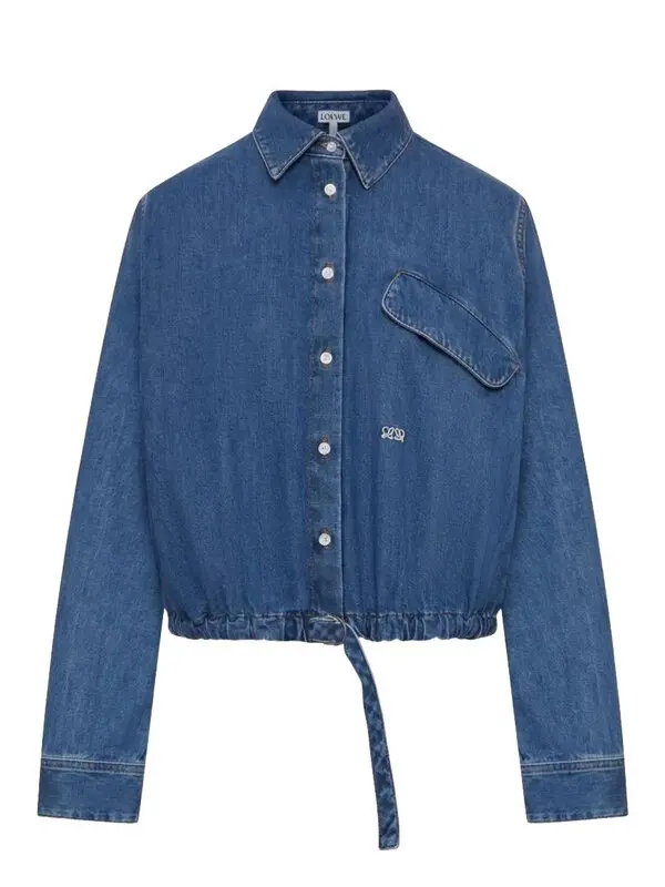 Loewe Denim Cotton Shirt - Blue