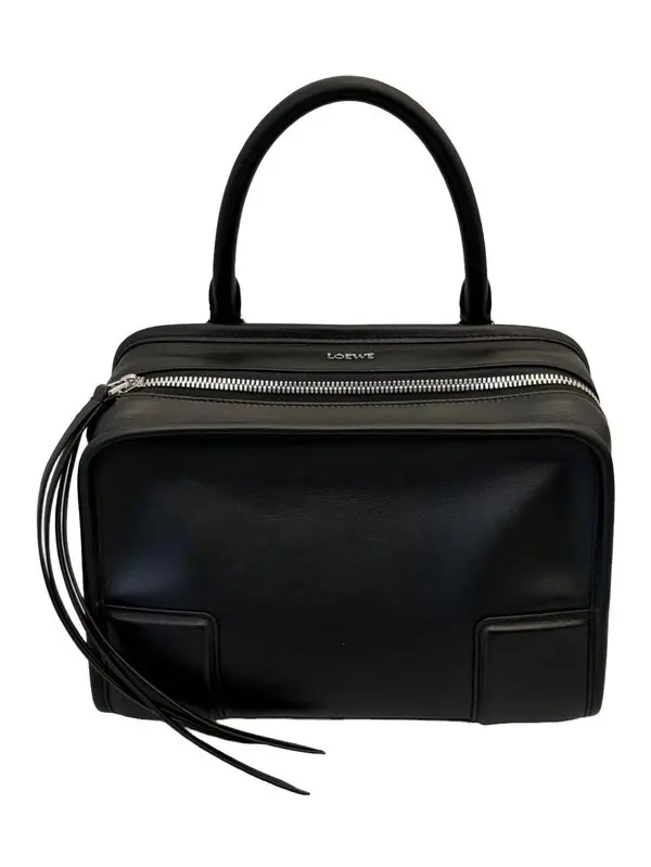 Loewe Amazona 180 Small Leather Handbag - Black