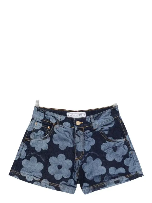 ALESSANDRO ENRIQUEZ Denim Cotton Shorts - Blue