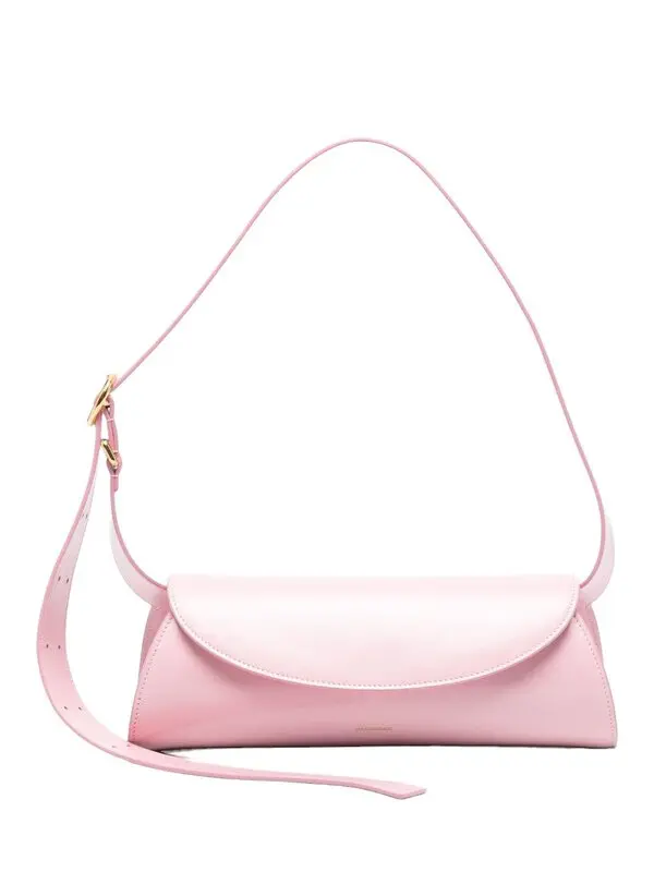 JIL SANDER Cannolo Small Leather Shoulder Bag - Pink