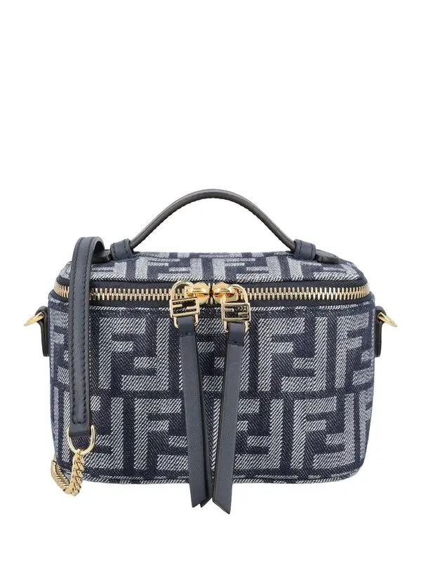 Fendi Denim Vanity Case - Blue