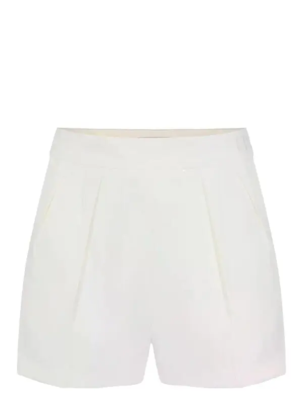 Elisabetta Franchi Logo-embroidered Shorts - White