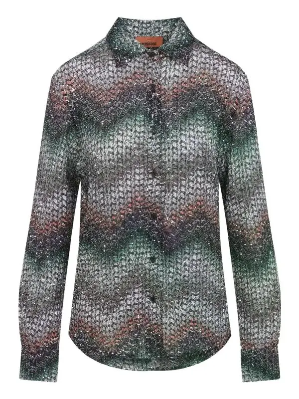 Missoni Sequin Shirt - Green