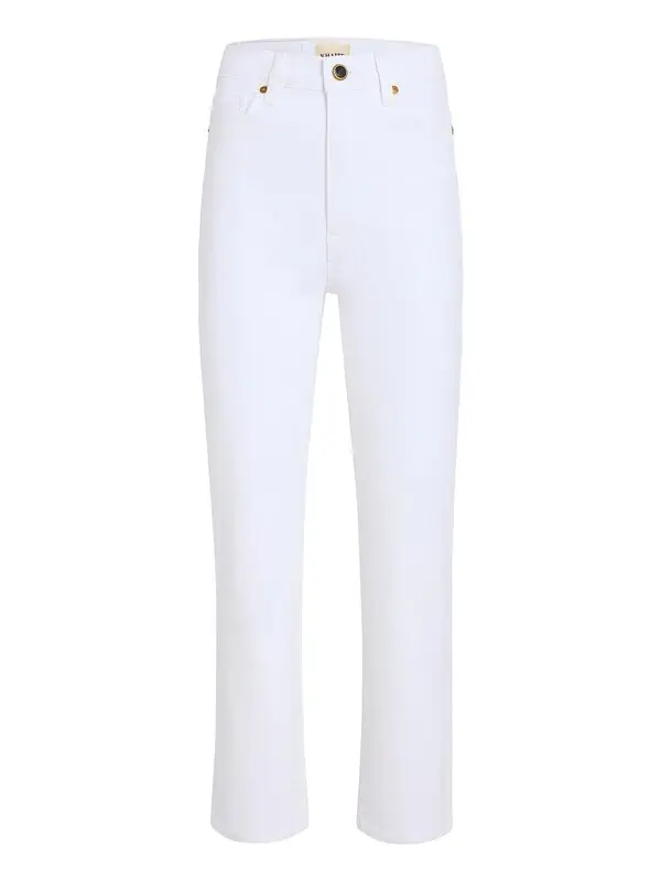 Khaite Abigail Stretch Jean - White