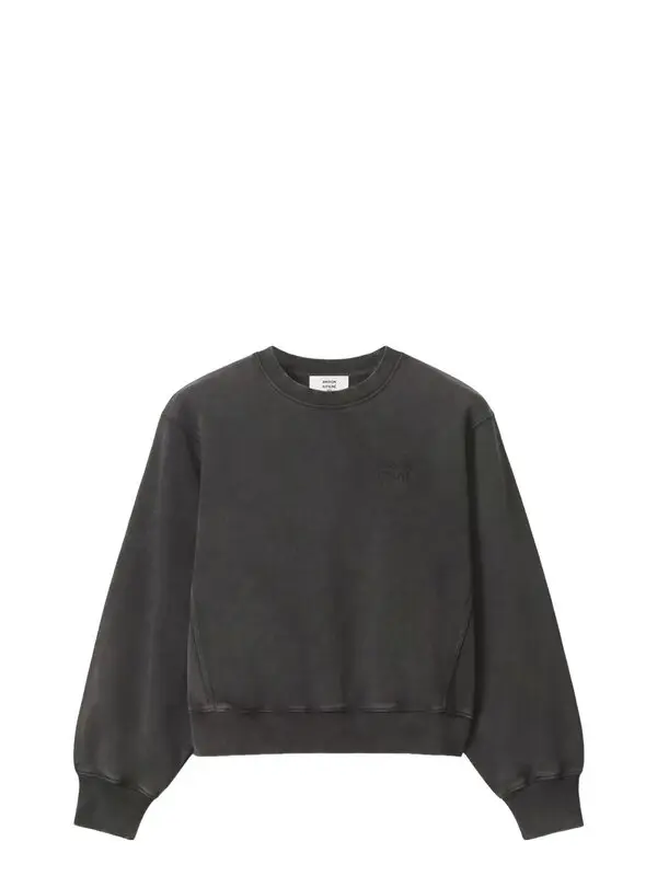 Maison Kitsuné Faded Logo Sweatshirt - Grey