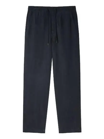 Paul Smith Lyocell-linen Drawstring Trousers - Grey