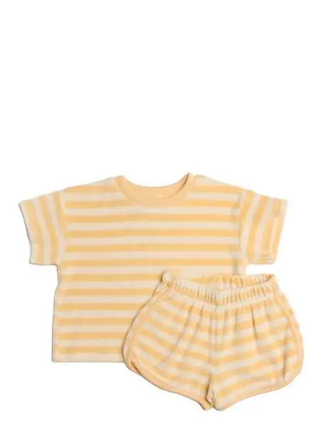 WINNIE + CREW Sterling Set - Yellow Stripe