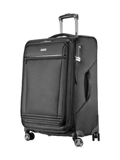 RICARDO BEVERLY HILLS Avalon Softside 24" Checked Spinner - Black