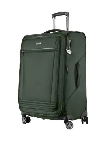 RICARDO BEVERLY HILLS Avalon Softside 24" Checked Spinner - Juniper Green