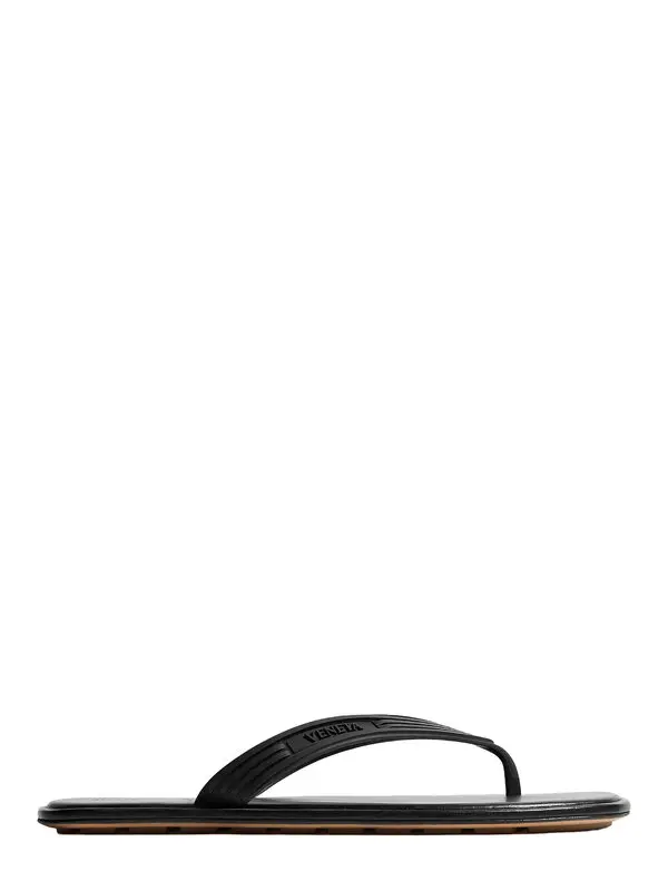 Bottega Veneta Sampieri Thong - Black