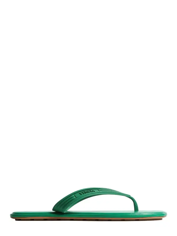 Bottega Veneta Sampieri Thong - Grass Green