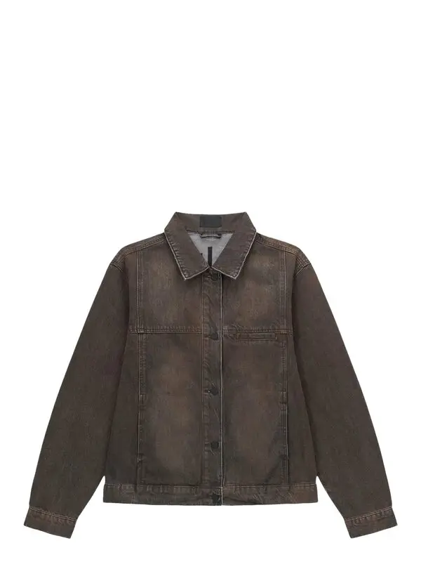 RtA Valentiano Denim Jacket - Brown