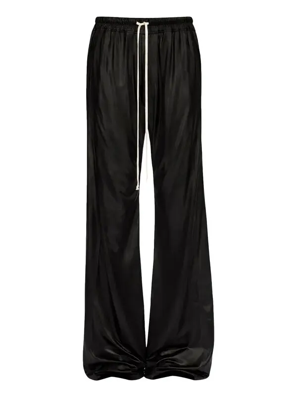 Rick Owens Wide Leg Pusher Pants - Black