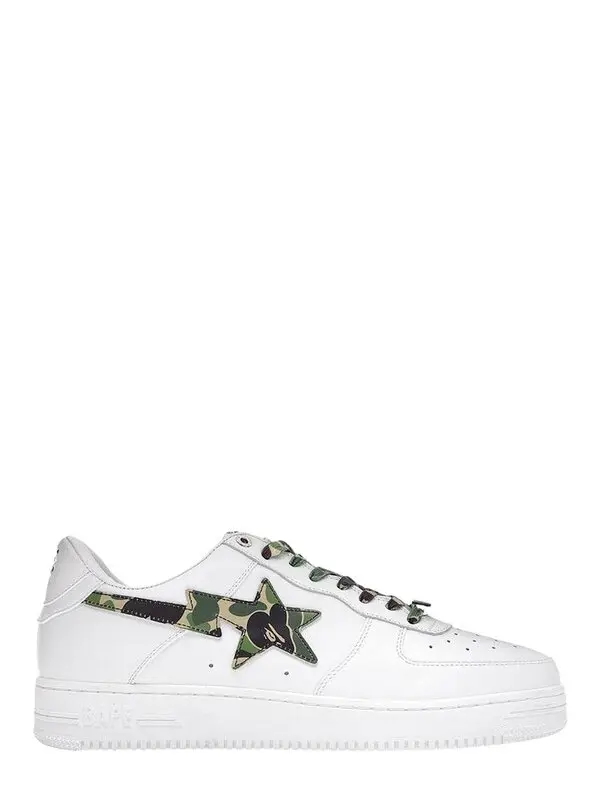 A BATHING APE Sta Abc Camo Sneakers - Green
