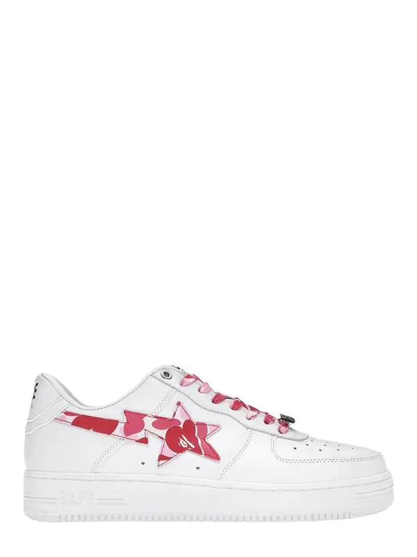 A BATHING APE Bapesta Abc Camo Sneakers - Pink