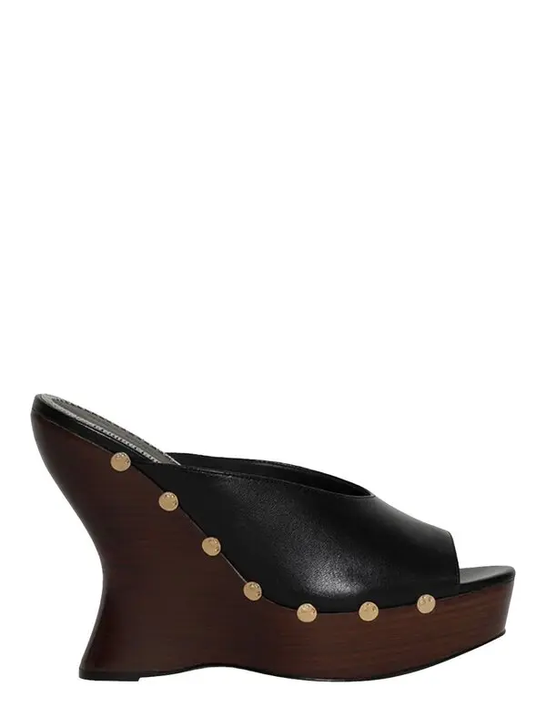 Magda Butrym Wedge Sandal - Black
