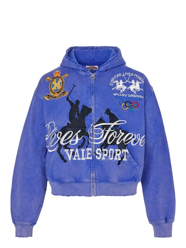 VALE FOREVER Schwab Zip-up - Blue