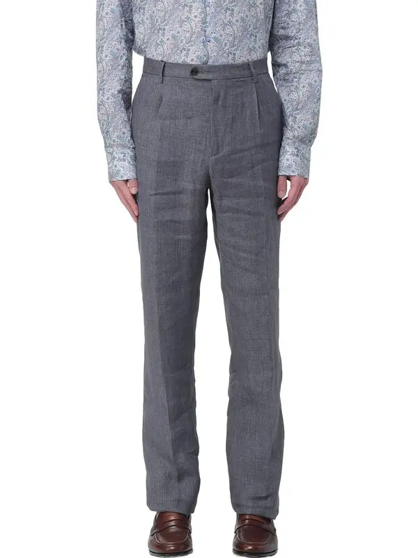 Etro Straight-leg Trousers - Grey
