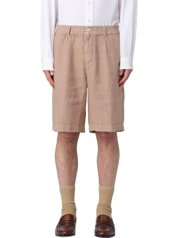 Brunello Cucinelli Linen Chino Shorts - Brown