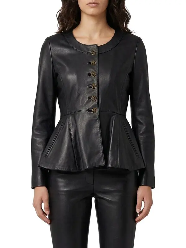 Chloé Leather Jacket - Black