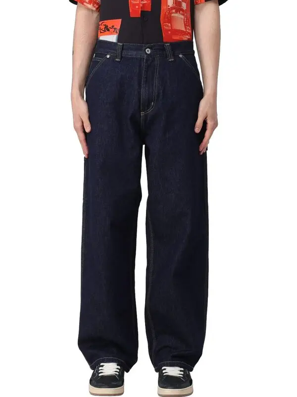 Carhartt Work In Progress Straight Leg Jeans - Blue