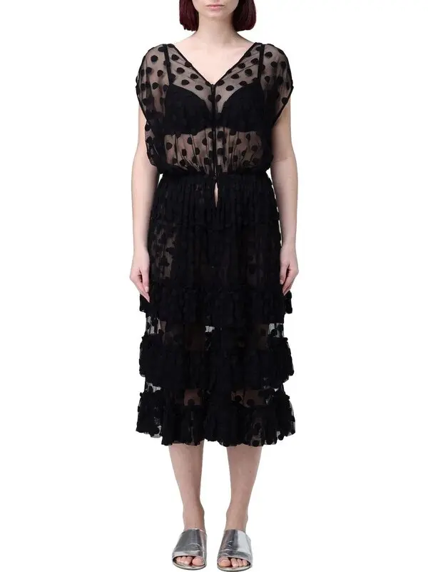 Dries Van Noten Midi Dress - Black