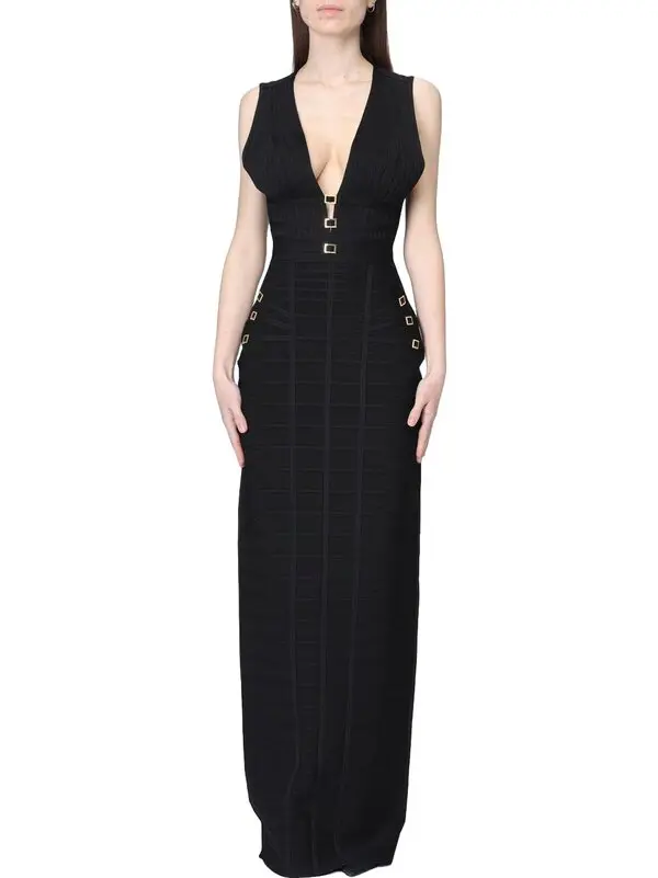 Elisabetta Franchi Sleeveless Gown - Black