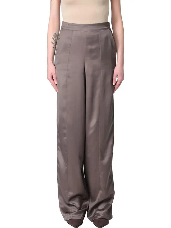 Emporio Armani Wide Leg Trousers - Cocoa