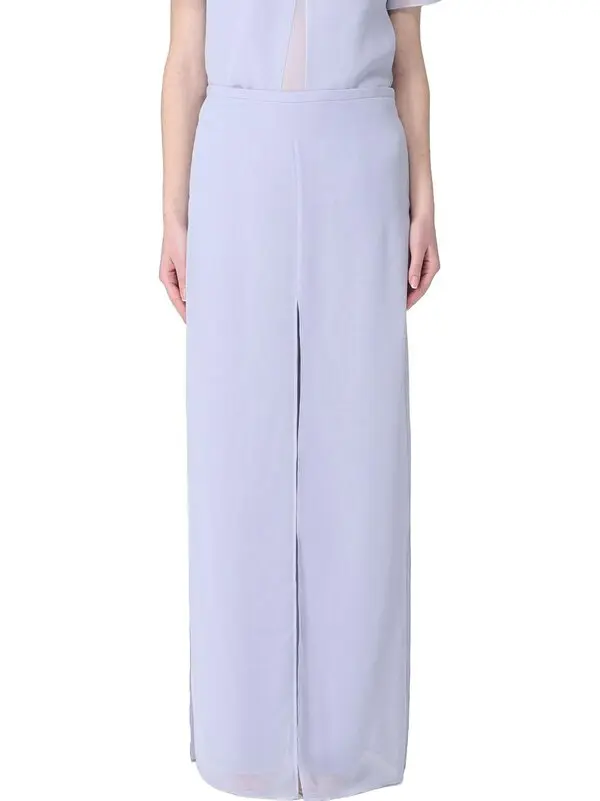 Emporio Armani Wide Leg Trousers - Lilac