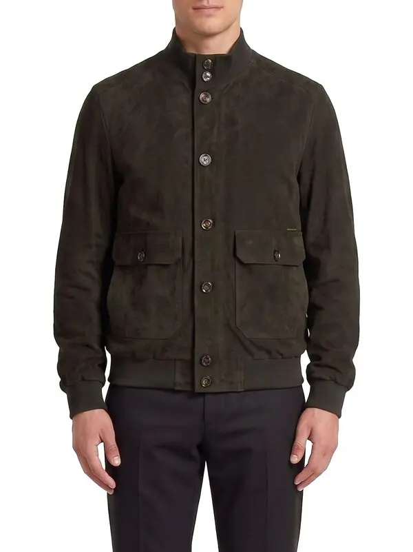 MOORER Bomber Jacket - Brown