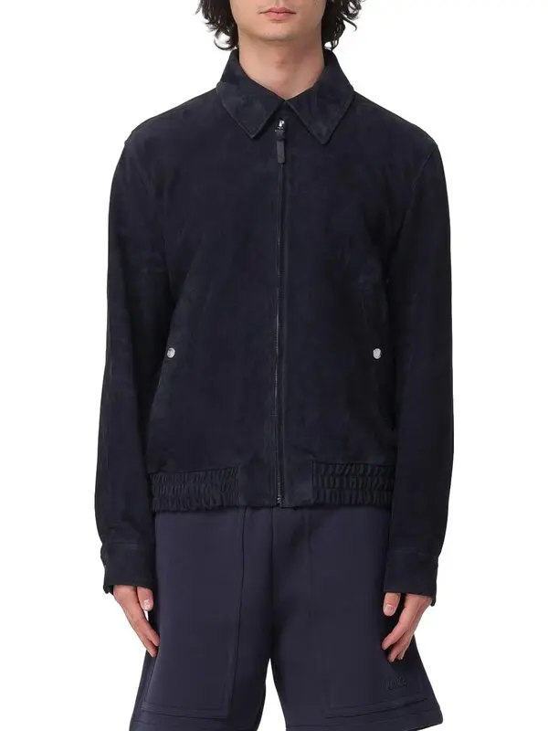 Mackage Suede Shirt Jacket - Blue