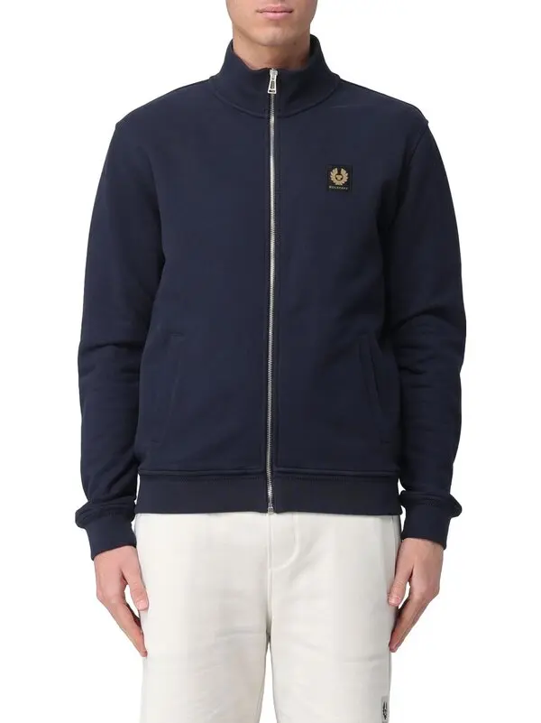 Belstaff Full Zip Sweatshirt - Blue