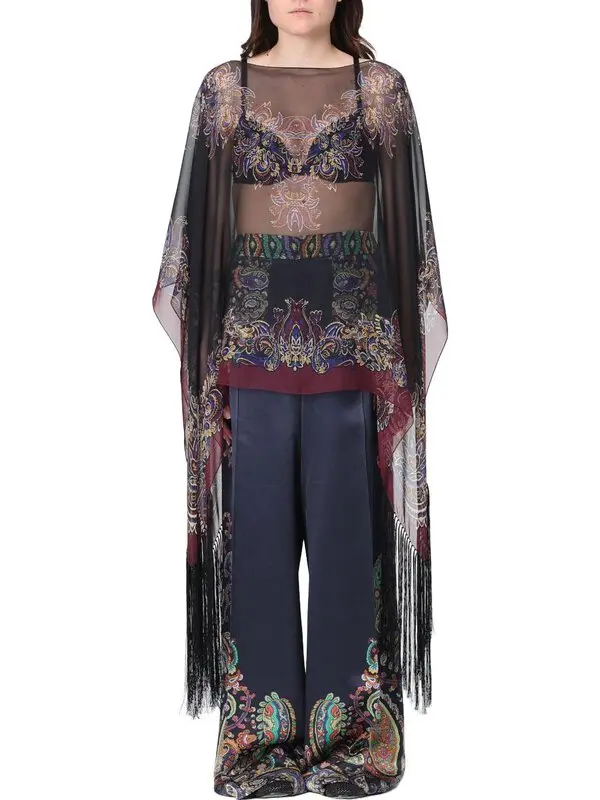 Etro Printed Cape - Multicolor