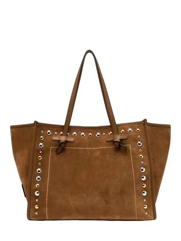 GIANNI CHIARINI Studded Shoulder Bag - Leather