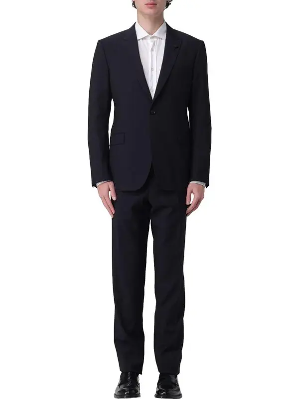 LARDINI Single Breasted Suit In Wool Blend - Blue