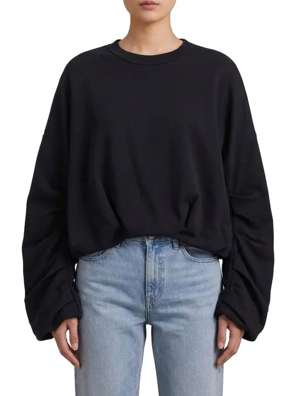 Dries Van Noten Cotton Sweatshirt - Black