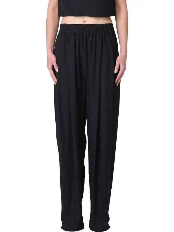 Pinko Wide Leg Trousers - Black