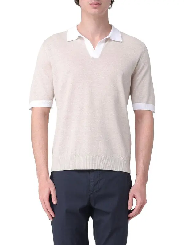 Eleventy Polo Shirt - Sand