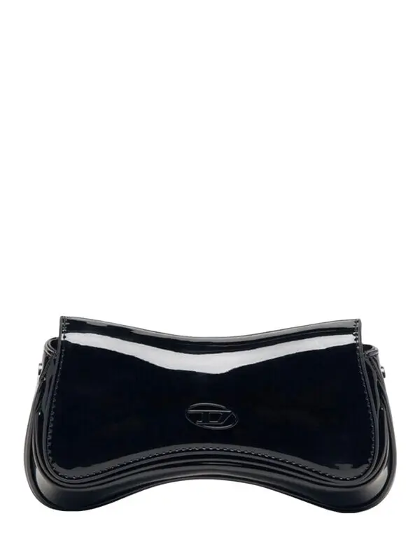 DIESEL® Play Mini Bag Patent Finish - Black