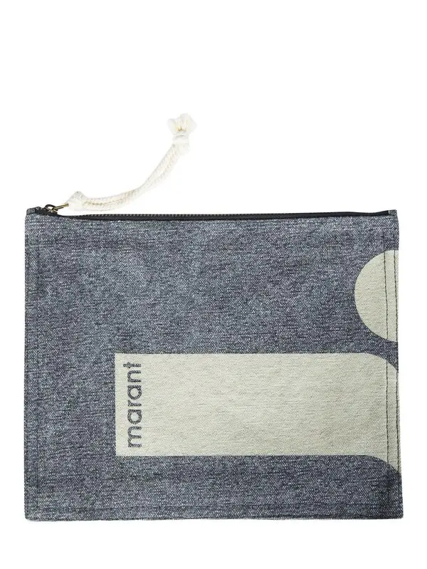 Isabel Marant Étoile Netia Cotton Clutch - Black