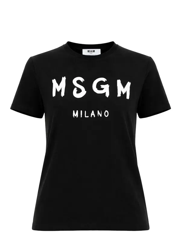 MSGM Logo T-shirt - Black
