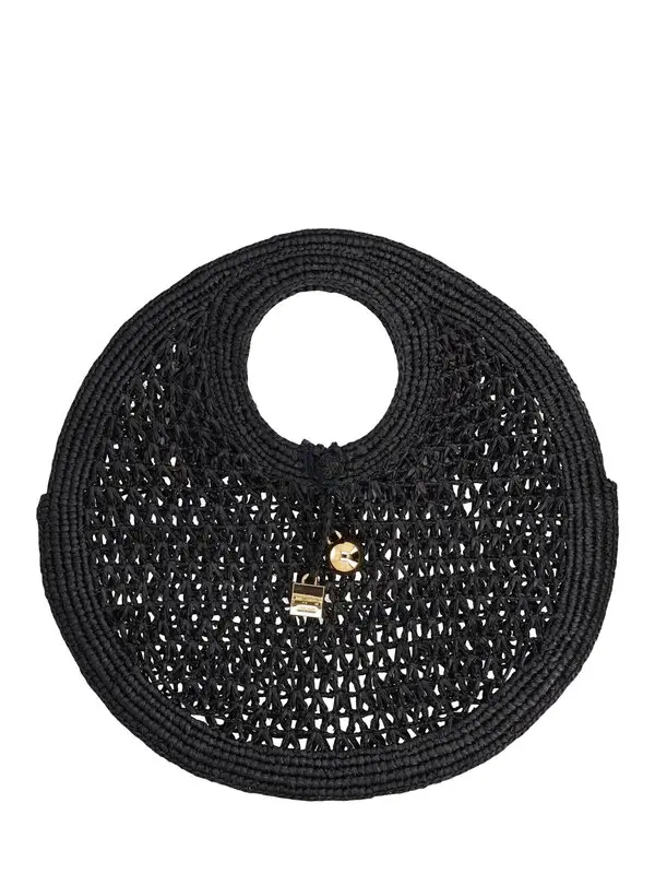 Jacquemus Woven Beach Bag - Black