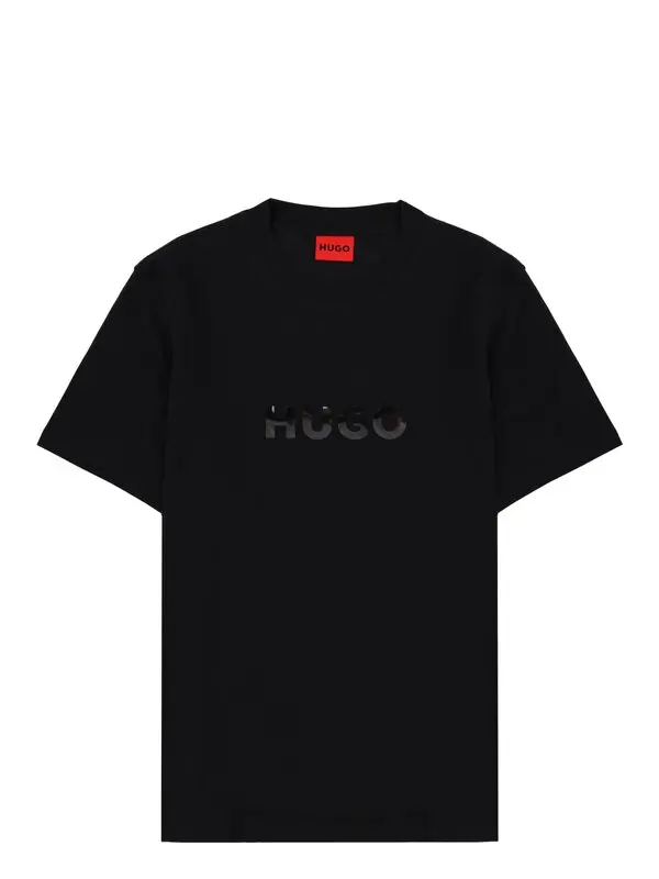 Hugo T-shirt "dumeo" Con Logo - Black